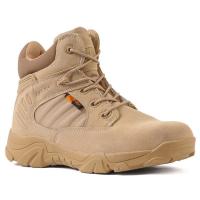 China Camouflage ornaments Boots, Men'S ornaments Tactical Work Boots Side Zipper Leather Motorcycle Combat Boots (6-8 Inches) for sale