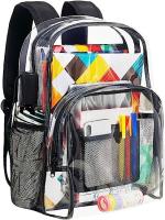 China Transparent Clear Backpack See Through Security Clear Backpack Heavy Duty Backpack For Work for sale