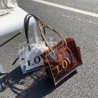 China Summer Transparent Jelly Bag Female Large Capacity All-Match Single Shoulder Bag Texture Portable Commuter Tote Bag for sale