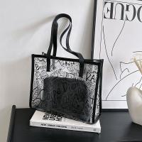 China Summer Fashion All-Match Bag Women'S New High-Quality Texture Transparent Tote Bag Large Capacity Shoulder Commuter Bag for sale