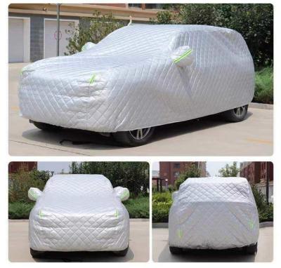 China Thermal Thick Shell Car Cover Super Breathable Waterproof Windproof Snow Sun Rain UV Protective Outdoor All Weather for sale