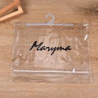 China Custom Logo Transparent Plastic Zip Lock Waterproof PVC Cosmetic Bag Storage Packaging Swimwear Clothing Zipper for sale