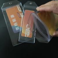 China Custom Own Logo Hanging Design Resealable Ziplock Plastic PVC Bags Portable Waterproof Phone Pouch With Zipper for sale