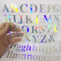 China Customized Logo Made Label Holographic Sticker Rainbow Effect Custom Hologram Sticker for sale