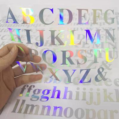 China Customized Logo Made Label Holographic Sticker Rainbow Effect Custom Hologram Sticker for sale