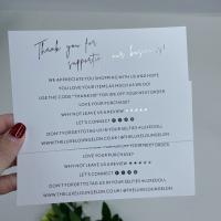 China High Quality Custom Logo Printing Wig Jewelry Business Card Flyer Hang Tags Label Envelope Thank You Cards for sale