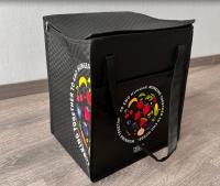 China Insulate Bag Pack Take Out Custom Logo Large Freezer Heavy Duty Insulated Restaurant Heated Food Delivery Bag Extra Large for sale
