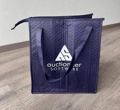 China Custom Travel Camping Collapsible Reusable Large Capacity Insulated Insulate Tote Shopping Cooler Lunch Bag Bags For Grocer for sale