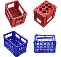 China Stackable Beer Bottles Plastic Crates 12/24 Bottles Plastic Beer Crate 12 Bottles Crate Stackable Plastic Storage Box Beer Crate Beer Crate for sale