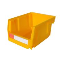 China Plastic Shelf Bins, Heavy Duty Storage Bins For Garage, Closet, And Drawer Organization OEM Plastic Warehouse Stackable Storage Pick Bin For Small Accessories for sale