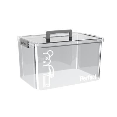 China Clear Plastic Storage Bins – Pantry Organizers & Storage Containers, Cabinet Organizer - Home Organization Must Haves For Kitchen, Laundry Room, Office, Closet, Garage & Freezer for sale