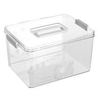 China Recyclable container Transparent Storage Box Household Plastic Storage Box Books Snacks Clothes Large Box Toy Storage Lego Storage Box for sale