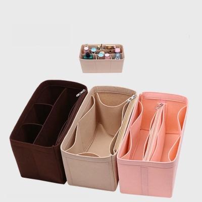 China Purse Organizer Insert, Felt Tote Bag Organizer Insert With Sizes, Handbag Dividers For Inside Purse, Compatible With Long champ, Neverful, Speedy And More for sale