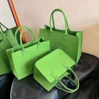 China Factory Price Carry Tote Shopping Bag Felt Grocery Tote Bag Large Portable Handbag Reusable Gift Bag For Party Favors Gym Beach DIY Handcraft for sale