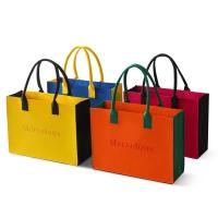 China Felt Material Lightweight Shoulder Bags For Ladies Wholesale Half Moon Bag Manufacturer Female Clutch Women'S Shoulder Bags Custom Handbags Ladies Felt Tote Bag With Zipper for sale