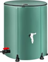China Collapsible Rain Barrel Water Storage Containers-53 Gallon Portable Rainwater Collect System Water Tank To Collect Rainwater From Gutter Downspout Water Catcher With Spigots,Filter＆Overflow Kits for sale