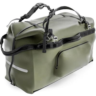 China Large Waterproof Duffel Bag Rolltop Dry Backpack Duffle Bags For Kayaking, Rafting, Boating, Swimming, Camping, Travel, Gym, Beach, 60L/80L for sale