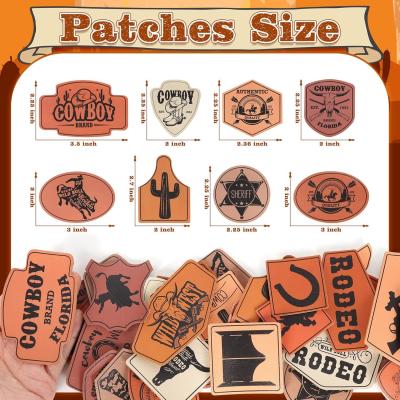 China Leatherette Hat Patches With Adhesive, Blank Rectangle Faux Leather Patches For Custom Hats Clothes Bags DIY Crafts Fabric Repair Sew Laser Supplies for sale