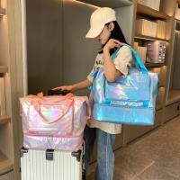 China Colorful Unicorn Rainbow Tote Bag For Women, Large Shoulder Foldable Reusable Grocery Handbag For Shopping Picnic for sale
