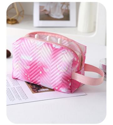 China Galaxy-Purple Travel Toiletry Bag, Waterproof Hanging Wash Bag Toiletries For Girls, Kid Travel Toiletry Bag Kit Makeup Case Cosmetics Organizer for Men Women for sale