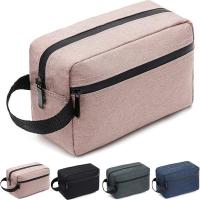 China Travel Toiletry Bag For Women And Men, Water-Resistant Shaving Bag For Toiletries Accessories, Foldable Storage Bags With Divider And Handle For Cosmetics Toiletries Brushes Tools for sale