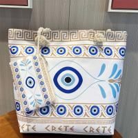 China Evil Eye Tote Bag,Reusable Shopping Bags, Funny Novelty Canvas Tote Bag, Aesthetic Grocery Bags, Gifts For Women Mom for sale