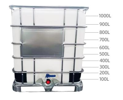 China 500 Liter 1000l 1500l 2000l Stainless Steel Tote Tank Ibc / Food Grade Water Liquid Storage Container Ibc Tank for sale