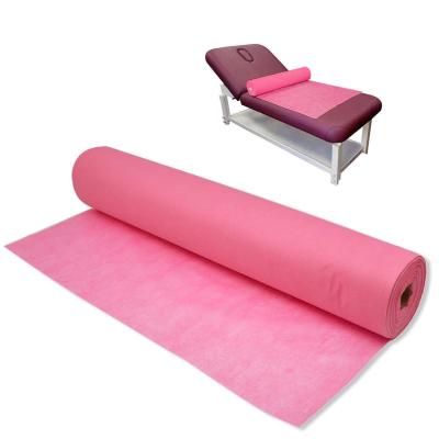 China environmentally friendly, convenient, efficient, Hotel Home Beauty Room Use PP Non-Woven Beauty Massage Bed Sheets Disposable Waterproof Hospital Medical Bed Sheet Roll for sale