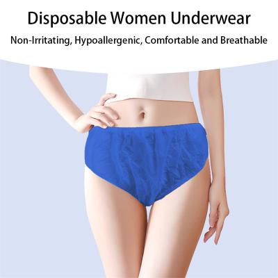 China Disposable Fabric Heart Shape Strapless c String Thong Lady Panties Underwear for Women Disposable Underwear Panties Portable Cheap Women Underwear Disposable Nonwoven Underwear for sale