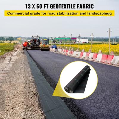 China Commercial Grade Landscape Fabric, Garden Weed Barrier Fabric Heavy Duty, Geotextile Fabric Underlayment Gravel, Ground Cover Drainage Fabric, Weed Mat Cloth for sale