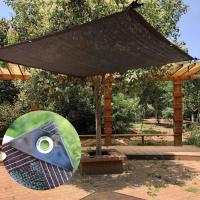 China Wholesale HDPE Mono Green Agriculture Shade Tarps UV Treated Windbreaker Dump Truck Mesh For Outdoor Use Plain Style Mesh Tarp with Grommets, Resistant Garden Sun Shade Netting with Taped Edge for sale