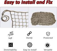 China Safety Netting Cat Balcony Rail Fall Protection Driveway Nets Black Green HDPE Safety Net For Construction Forklift Safety Rope Net Kids Pet Stairs Balcony Railings Protection Rope Netting Playground for sale