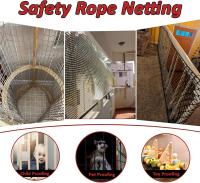 China Safety Netting Cat Balcony Rail Fall Protection Driveway Nets Black Green HDPE Safety Net For Construction Forklift Safety Rope Net Kids Pet Stairs Balcony Railings Protection Rope Netting Playground for sale