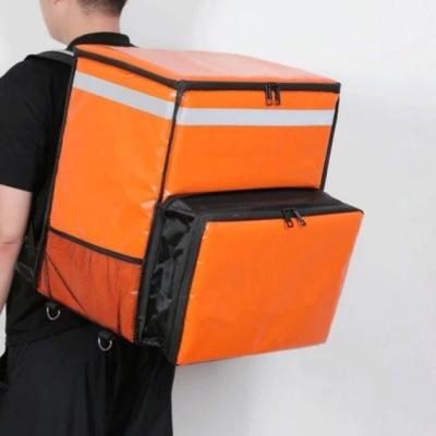China ODM/OEM Factory Customization Portable Large Reusable Delivery Motorcycle Food Delivery Bag For Pizza Takeaway Rider Food Waterproof Thicken Outdoor Backpack Food Delivery Insulated Pizza Bag for sale