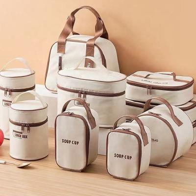 China Lunch Box & Lunch Bag for Women Men, Large Insulated Adult Lunch Box Leakproof Lunchbox Cooler Bag for Work Picnic Beach,16L, Reusable Non Woven Part Aluminum Foil Non-woven Fabric Thermal Insulation for sale