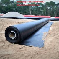 China Standard HDPE Geomembrane Pond Liner 1.5mm Black Industrial Modern Design For Agricultural Irrigation Geomembrane Sheet Hdpe Fish Pond Liner for sale