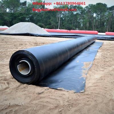 China Standard HDPE Geomembrane Pond Liner 1.5mm Black Industrial Modern Design For Agricultural Irrigation Geomembrane Sheet Hdpe Fish Pond Liner for sale