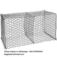 China Galfan Welded Gabion Retaining Walls 200x100x50 Welded Gabion Box 2x1x0.5m Gabion Basket Stone Cage Garden Fence Garden Stone Wire Basket Fencing for sale