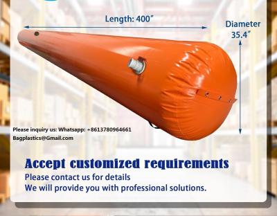 China Flood Barriers For Home Reusable Flood Prevention Barriers Water Barrier For Flooding PVC Flood Bags Sandbag Alternative PVC Water Diversion Tubes With Fixed Handle (6 Ft X 20 In X 12 In) for sale