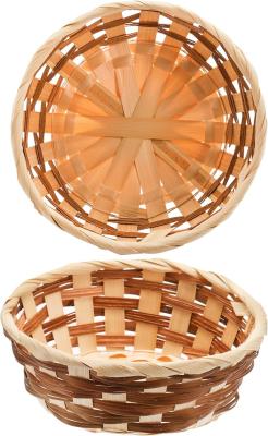 China Round Gift Baskets, Bamboo Small Bread & Fruit Baskets, 7
