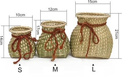 China Handmade Woven Basket, Bamboo Baskets, Wall Hanging Basket For Fishing, Bamboo Decorative Storage Bins For Organizing PE Baskets Polypropylene Basket Pp Yarn Basket Wooden Room Dividers Bamboo Room for sale