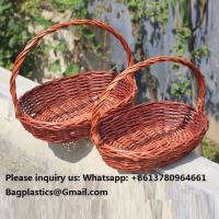 China OEM Large Gift Basket Bread Flower Picnic Handmade Woven Custom Straw Wicker Rattan Storage Basket Wicker Gift Baskets Bread Flower Picnic Handmade Woven Custom Wicker Rattan Storage Basket for sale