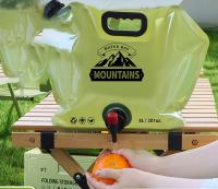 China water bag water container water pouch water jug water pack Outdoor Water Bag with Faucet, Random Color 8 L(281 oz) Thick PE Folding Camping Water Bag for Outdoors for sale