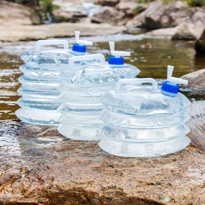 China Gallon Premium Collapsible Water Containers: Large Capacity Food - Grade LDPE, BPA - Free, Ultimate For Camping & Hiking. With A Patented Leak - Proof Faucet Design for sale