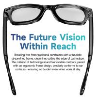 China AI Smart Glasses With 8MP Camera, Real-Time Translation, 4K Video & Dual Microphone Noise Cancellation, Voice Assistant, For Travel, Vlogging, Meetings for sale