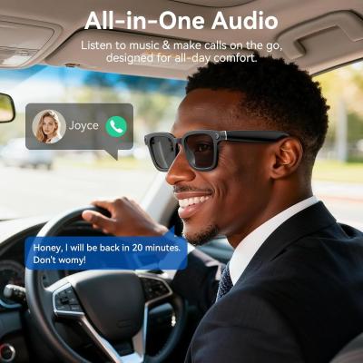 China AI Smart Glasses with Camera, 1080P Video Recording Glasses, 8MP Camera Glasses, Real Time Translation, ChatGPT AI Voice Assistant, Open-Ear Audio,Sunglasses  Color-Changing Clear and Green Lense for sale