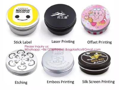 China Custom Aluminum Spice Tin Box Containers Aluminum Metal Lip Balm Case Tins Metal Aluminum Jar Tin Screw Wholesale Matte Aluminum Empty Metal Tin Jars for Candle Making Perfume Use-5ml 10ml 15ml for sale