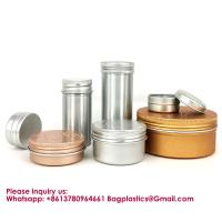 China Aluminum Storage Jar, Colors Portable Airtight Container Bottle, Multipurpose Storage Container For Spices, Coffee & Teas Aluminum Cans Mini Tin Box With Window for sale