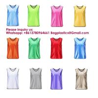 China Pinnies Set Of 12/24 Scrimmage Vests, Team Practice Sports For Child Youth/Adult, Lightweight Basketball Jersey Soccer Pinnies Youth with Numbers Scrimmage Team Practice Vests Pennies Jerseys for sale