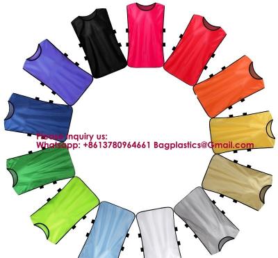 China Pack Scrimmage Team Soccer Pinnies Vests Jerseys With Belt, Basketball Football Practice Jerseys For Men, Team Training Practice Vests Pinnies For Sports Youth And Adult for sale